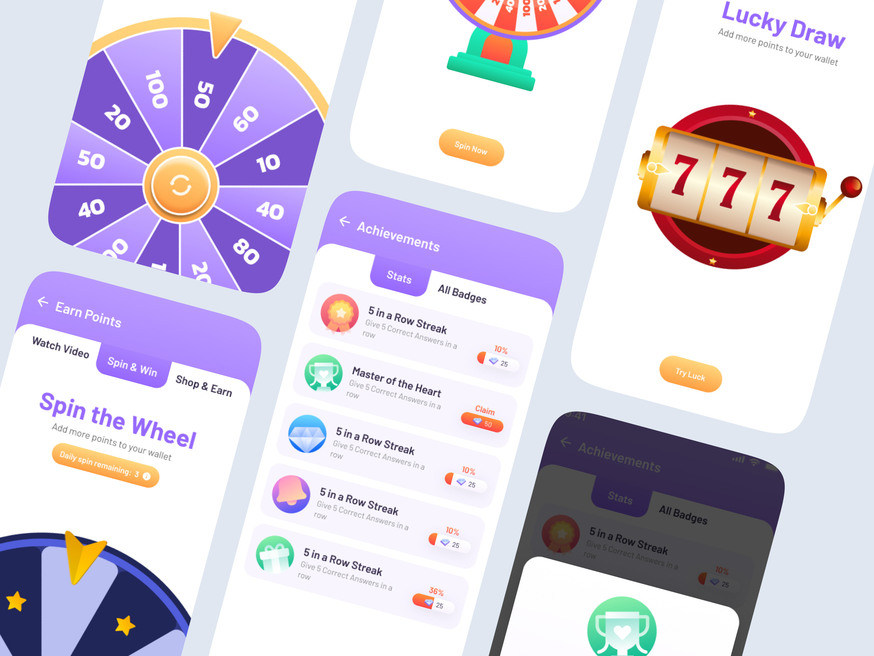 Spin and Win Gamification UI by Asiq M. for Netro Systems on Dribbble Spin and Win Gamification UI by Asiq M. for Netro Systems on Dribbble